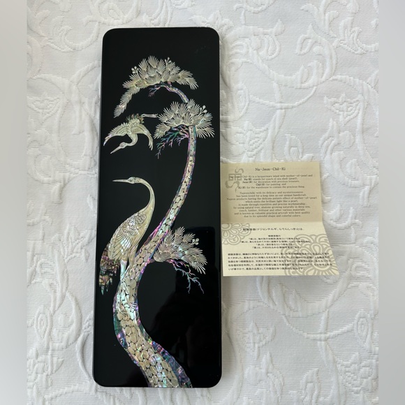 made in Korea | Art | Korean Najeon Elegant Black Lacquered Box With ...